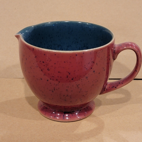 Denby | Dining | Euc Denby Footed Creamer 3 Red And Green | Poshmark